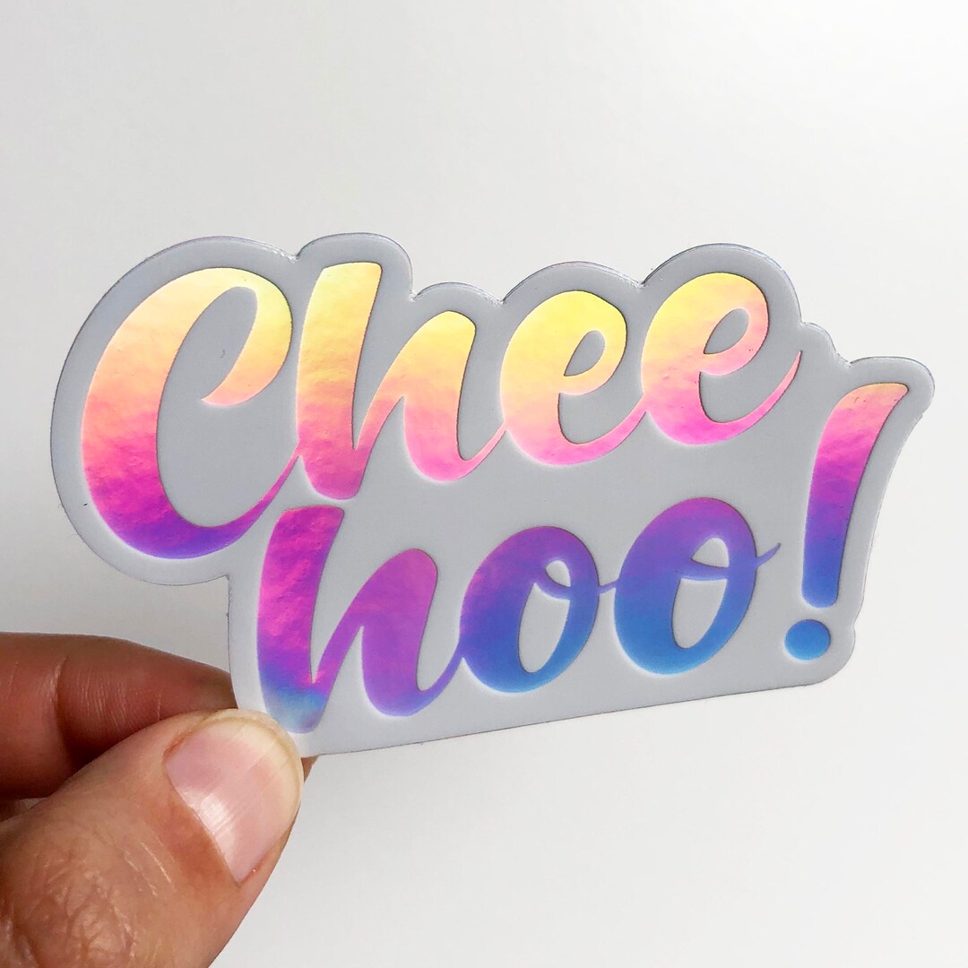 Cheehoo Sticker, Hawaiian Slang Cheer Pidgin Moke Sticker, Die Cut ...