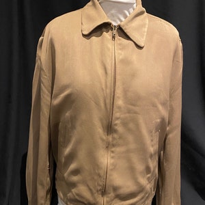 VINTAGE 1950s Buck Skein Joe Gabardine Jacket / Lined VINTAGE 1950s Buck Skein Joe Gabardine Jacket / Lined