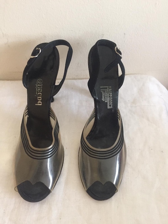 1940s / 50s Lucite ladies shoes / make - KAUFMANN’S … - Gem