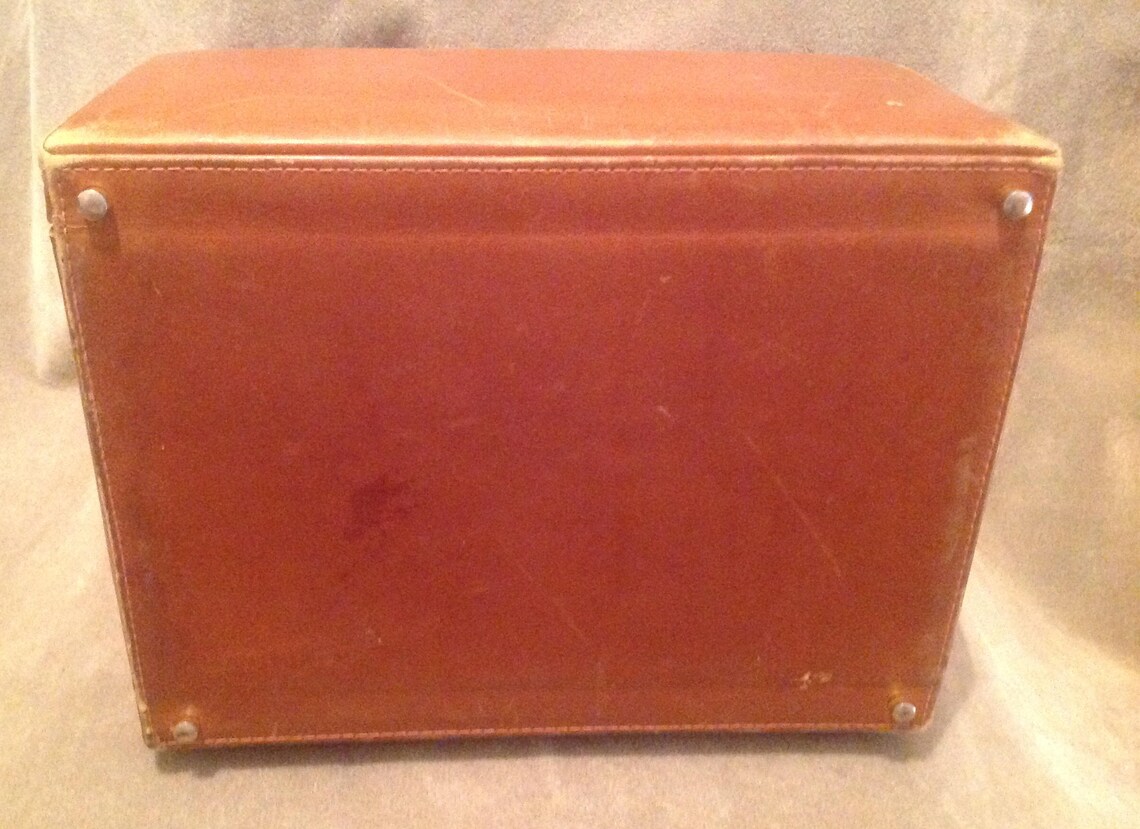 1930s / 40s RARE Leather Handbag / Purse / 40s WW2 Leather Double Sided ...