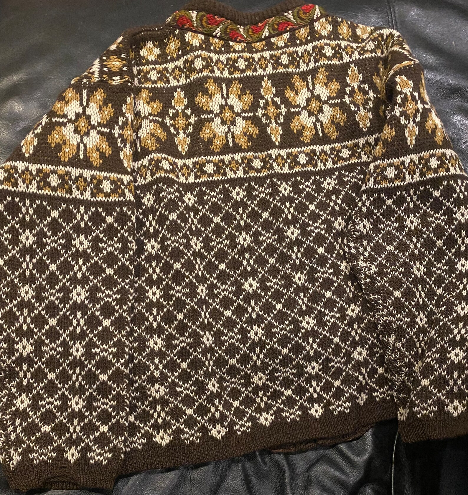 Vintage Wool Cardigan / Sweater / Label - DIRDALSTRIKK / Vintage ...