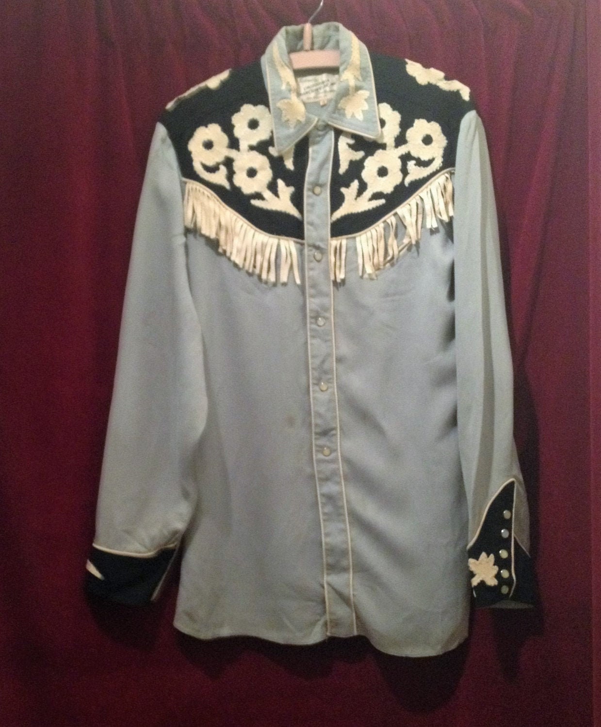Vintage 1950's Western Wear, Ranchwear Shirt /califorina Ranchwear, Los ...