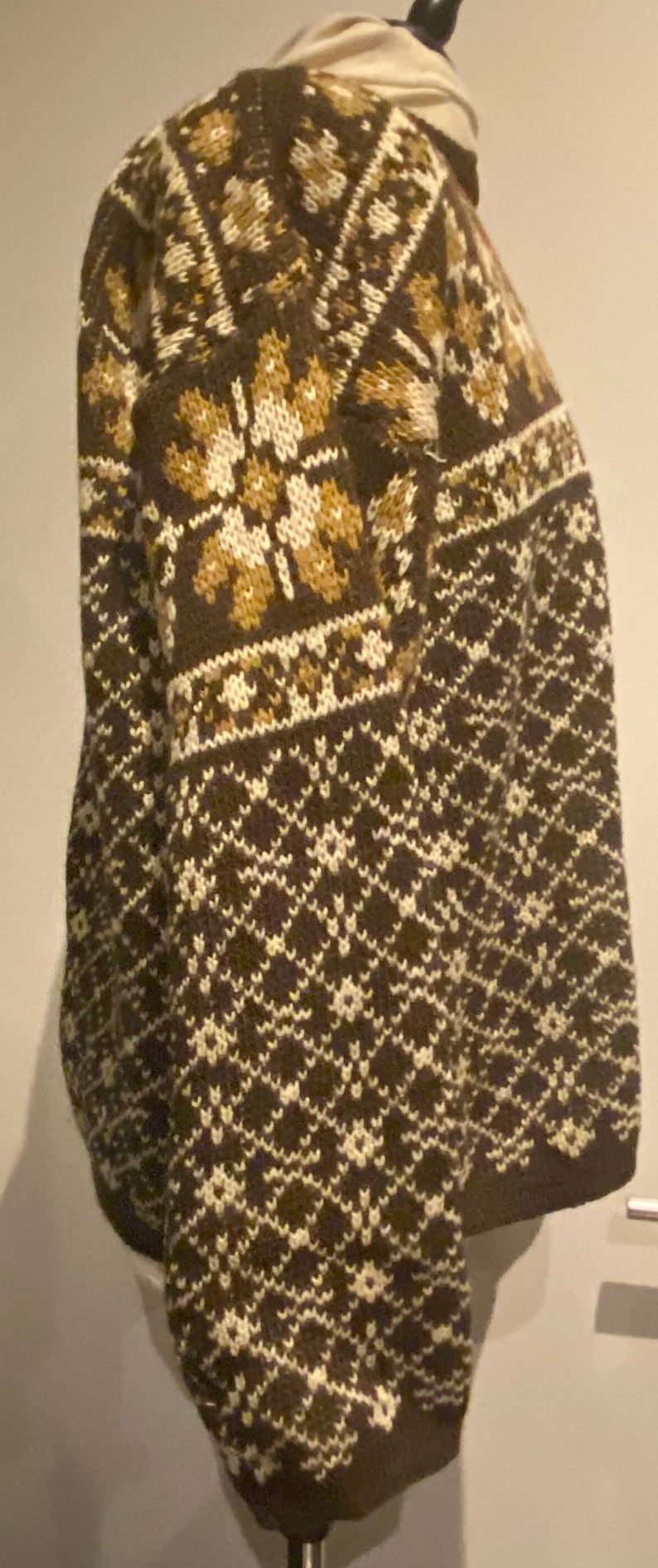 Vintage Wool Cardigan / Sweater / Label - DIRDALSTRIKK / Vintage ...