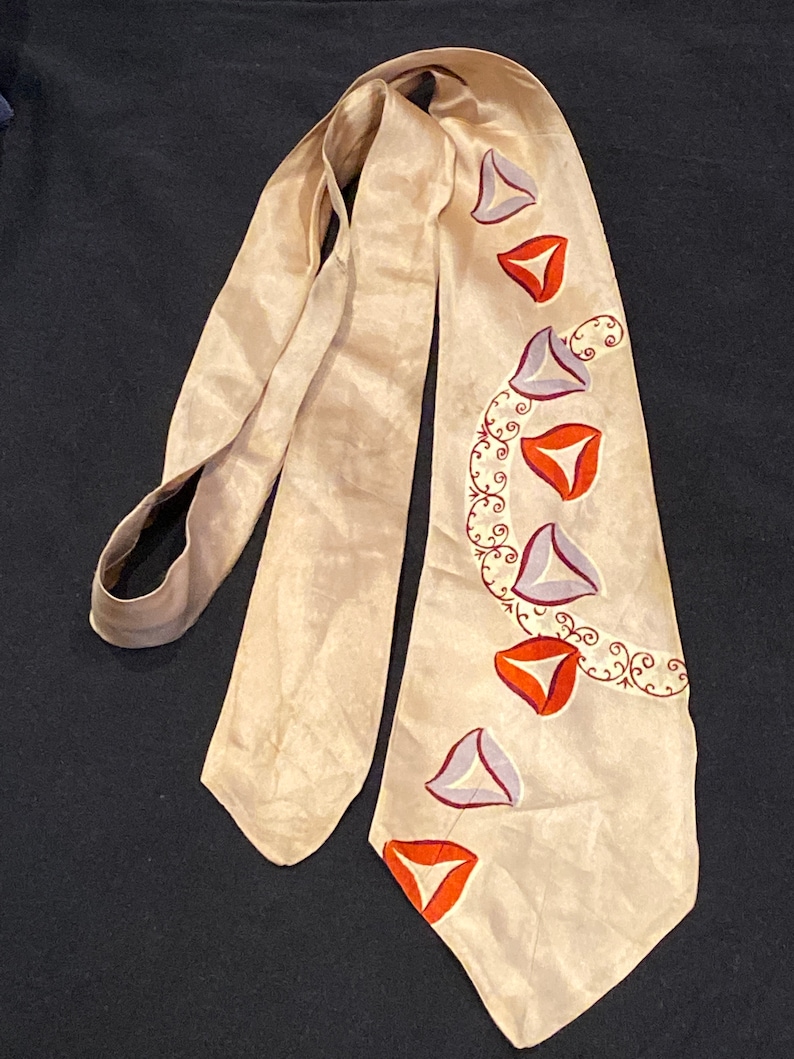 1940s - WW11 Vintage Mens Necktie / Label - SOLIO 5 - Etsy
