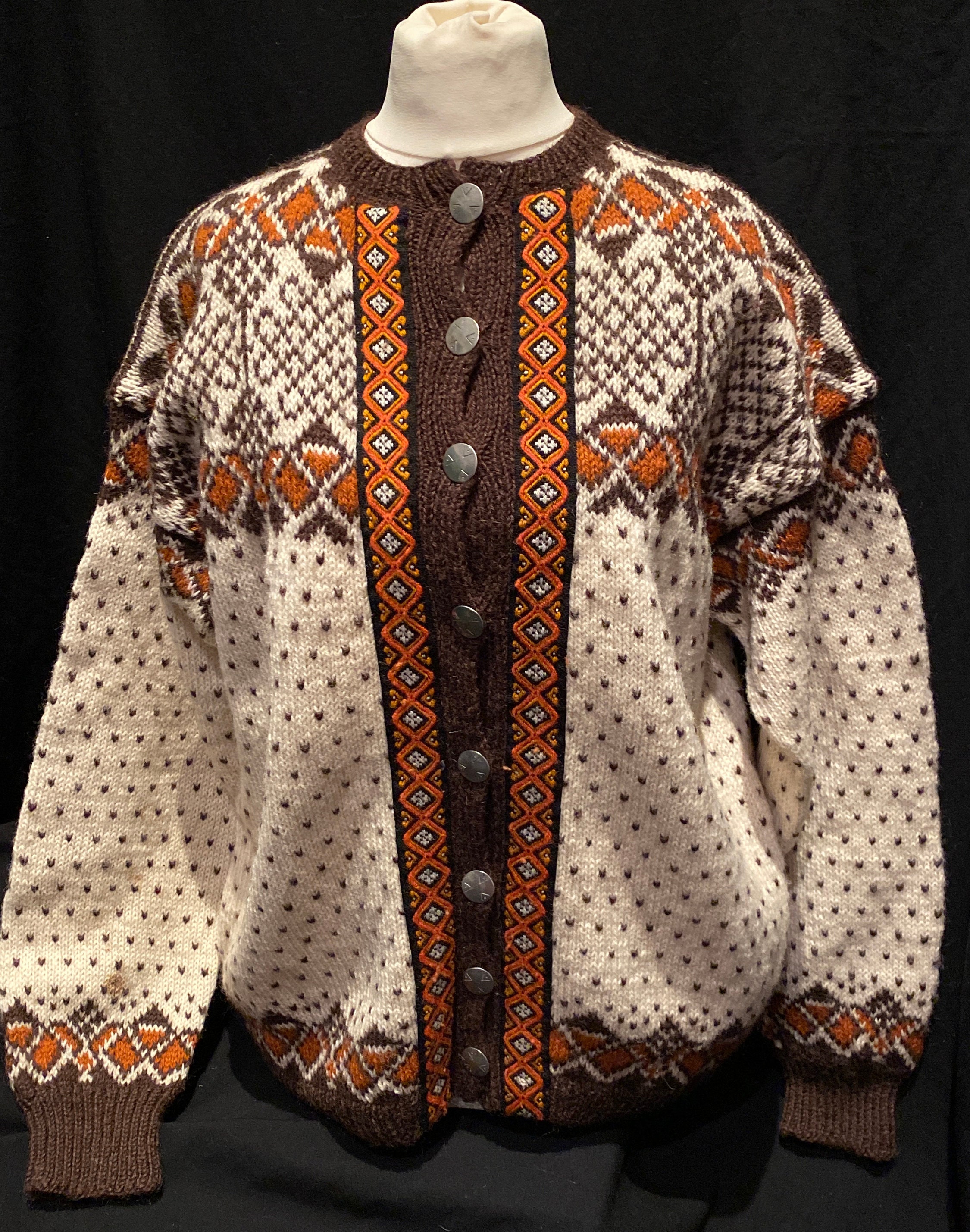 Vintage Ladies Wool Cardigan - Knitwear/ Wool Ladies Cardigan / Vintage ...