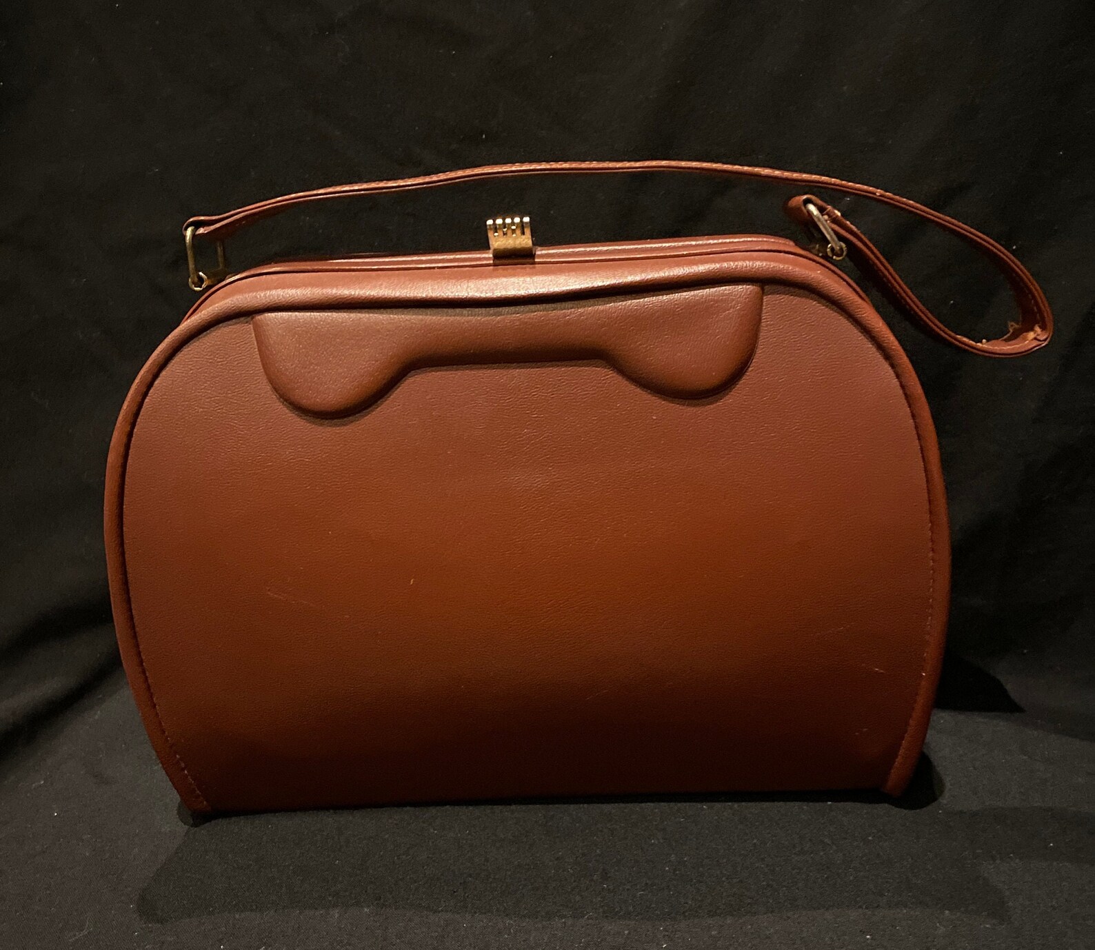 1940s- 50s Vintage Burgundy Handbag - Purse / 40s - 50s Burgundy Ladies ...