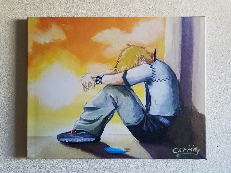 Kingdom Hearts Roxas Canvas Print - Etsy