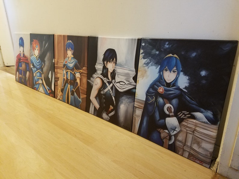 Portrait Print of Ike From Fire Emblem | Etsy