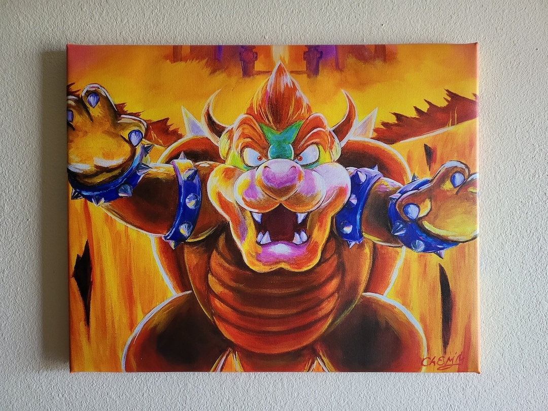 Bowser Canvas Print - Etsy