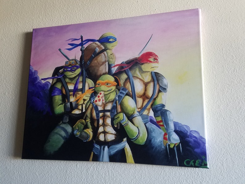 Teenage Mutant Ninja Turtles Canvas Print - Etsy