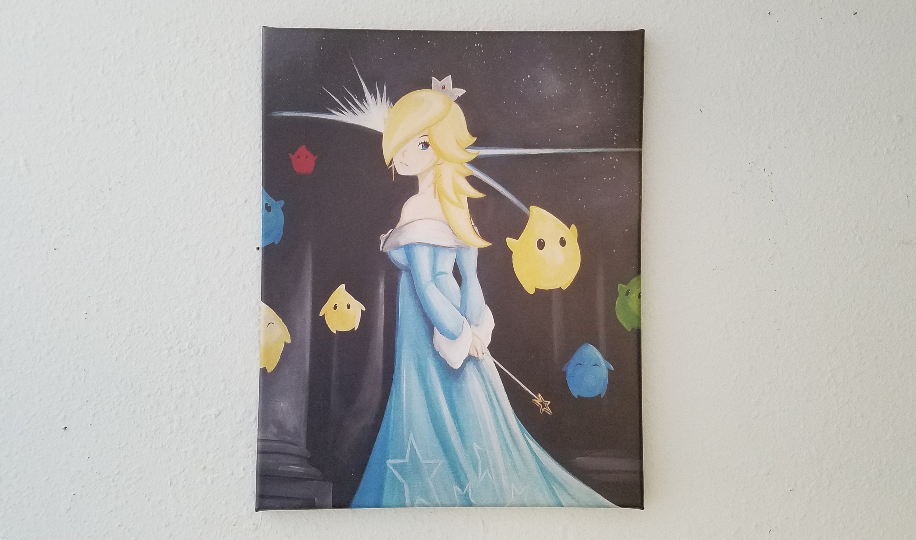 Rosalina and Luma From Super Mario Galaxy Canvas Print - Etsy