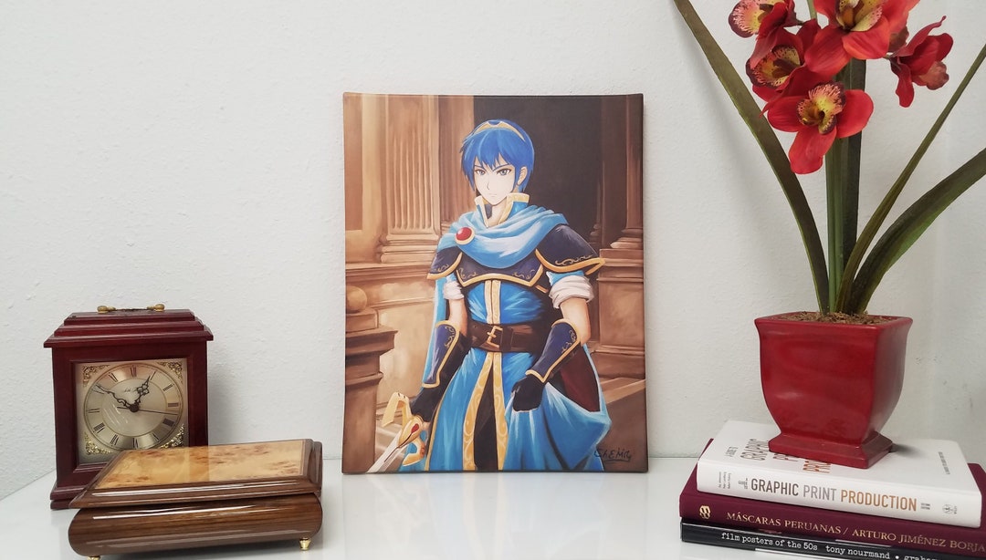 Canvas Print of Marth - Etsy