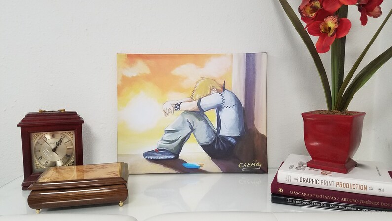 Kingdom Hearts Roxas Canvas Print - Etsy