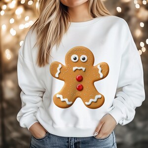15 Ugly Gingerbread Men Clipart Bundle (PNG, Transparent Background ...
