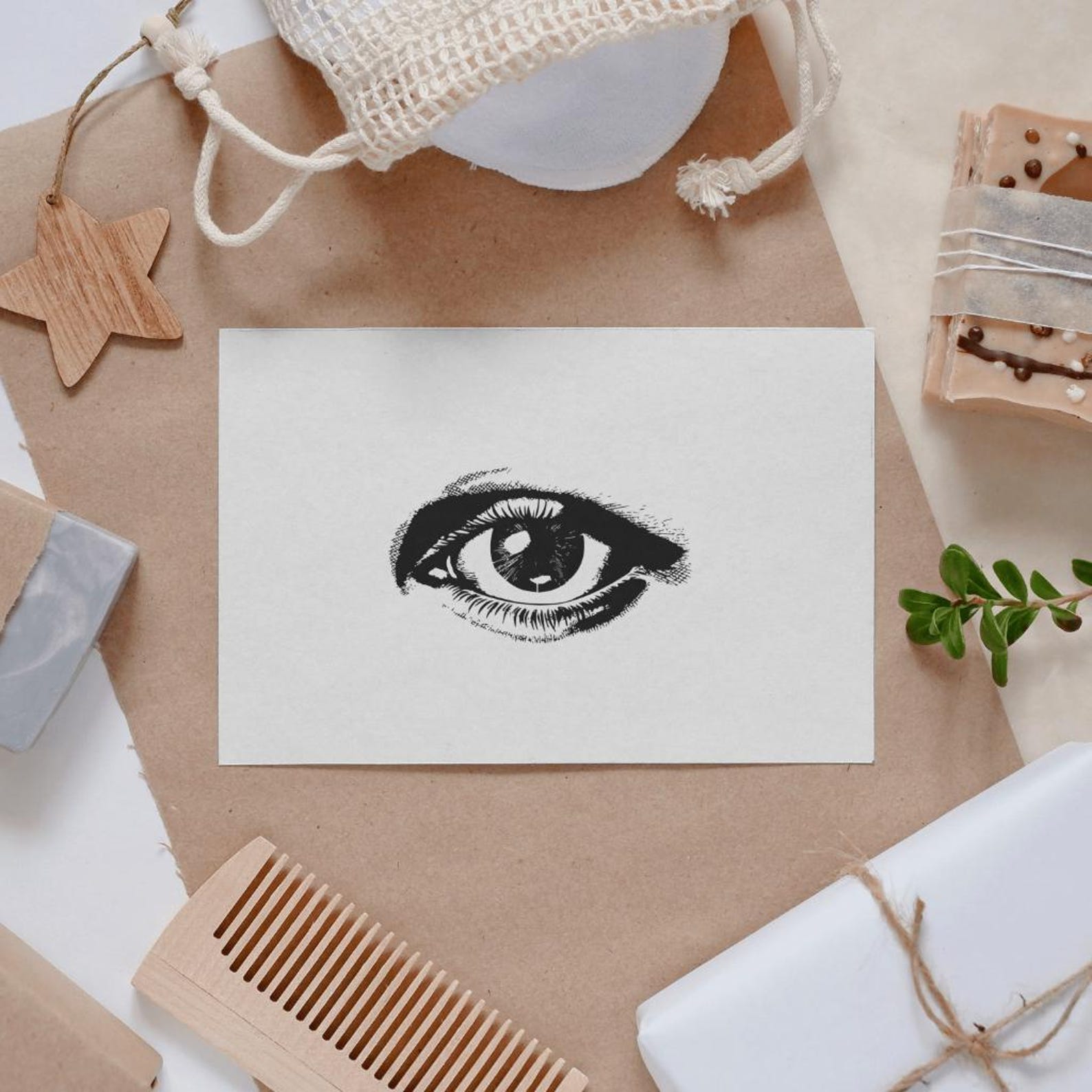 One Eye Art (SVG, PNG), Sacred Silhouette Emblem, Geometric Ornamental ...