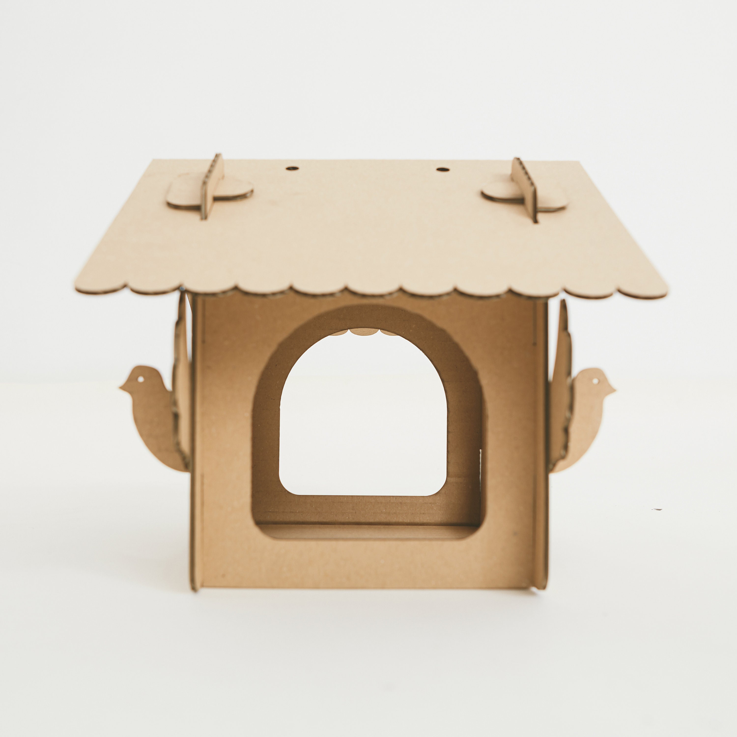 Cardboard Bird House Laser Cut Files | Digital Download | Cdr | Dxf ...
