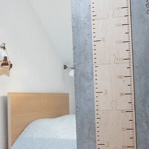 Personalized Growth Chart Ruler 3D With Height Marking Arrows Playroom ...