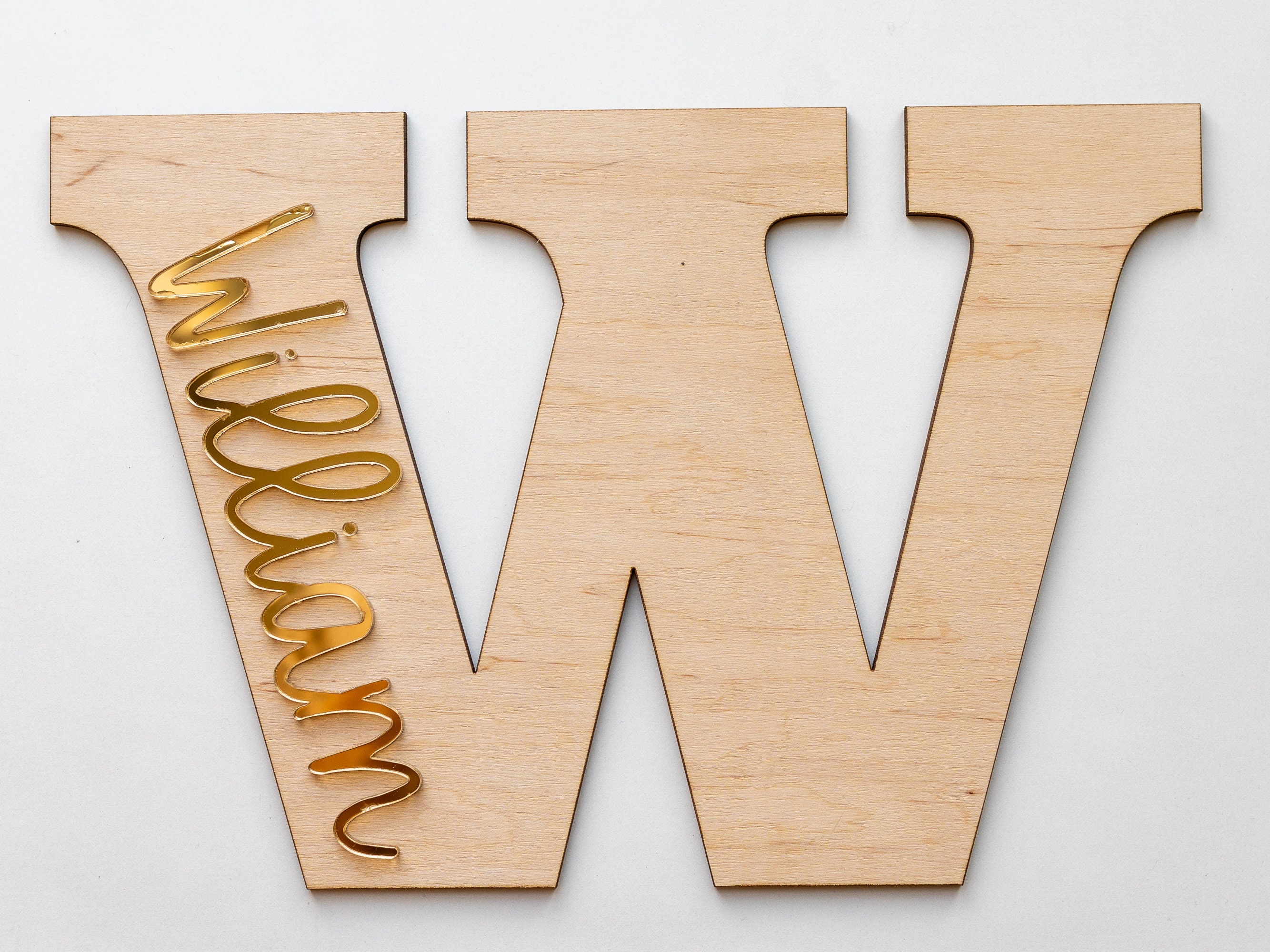 Personalised 10 INCH Large Wall Letter Name Sign Door Name Sign Nursery ...