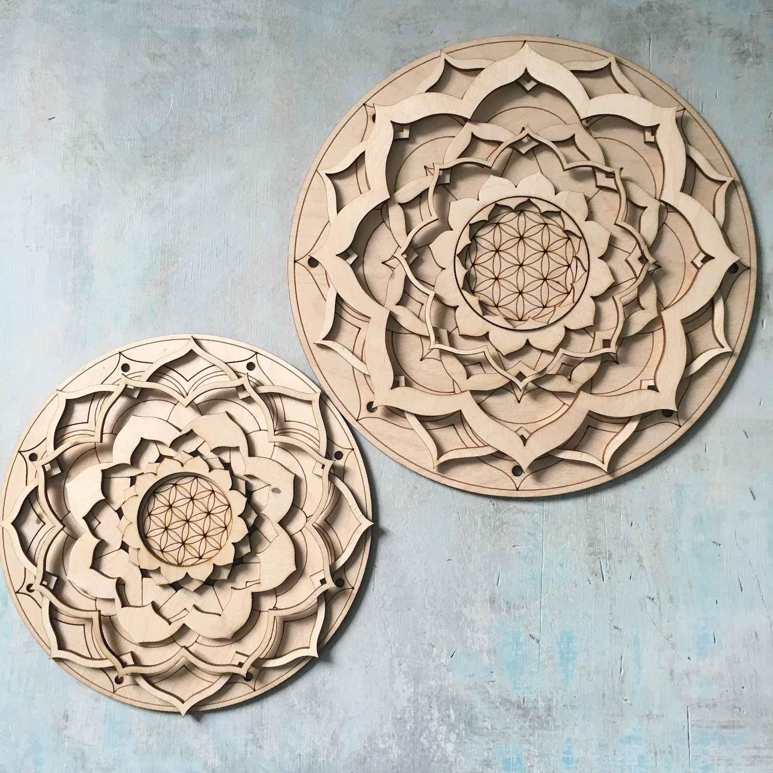 Mandala ART Painting Kit Wooden Mandala Paint Kits for - Etsy