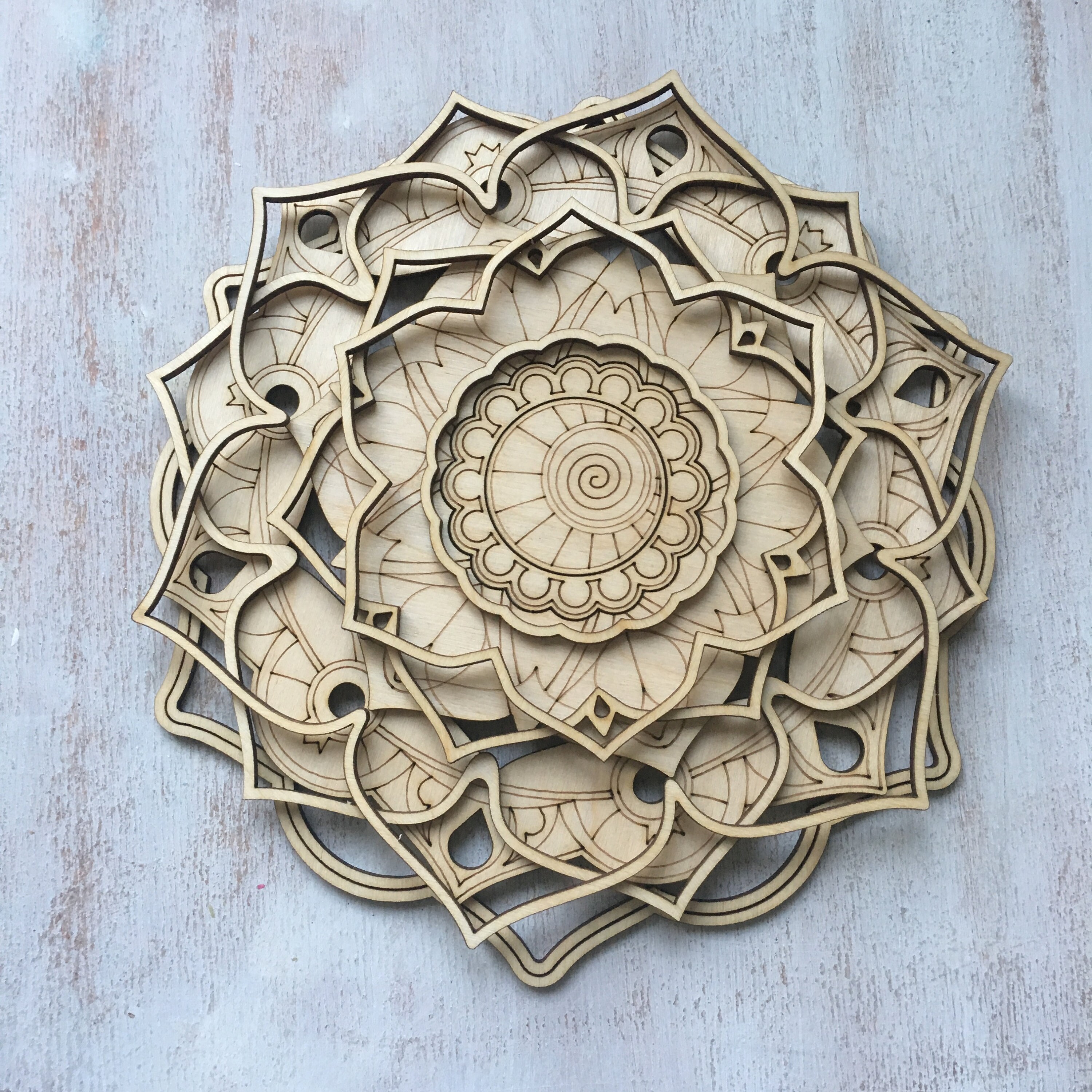 Mandala CONCEPTION painting kit Wooden Mandala paint kits for | Etsy