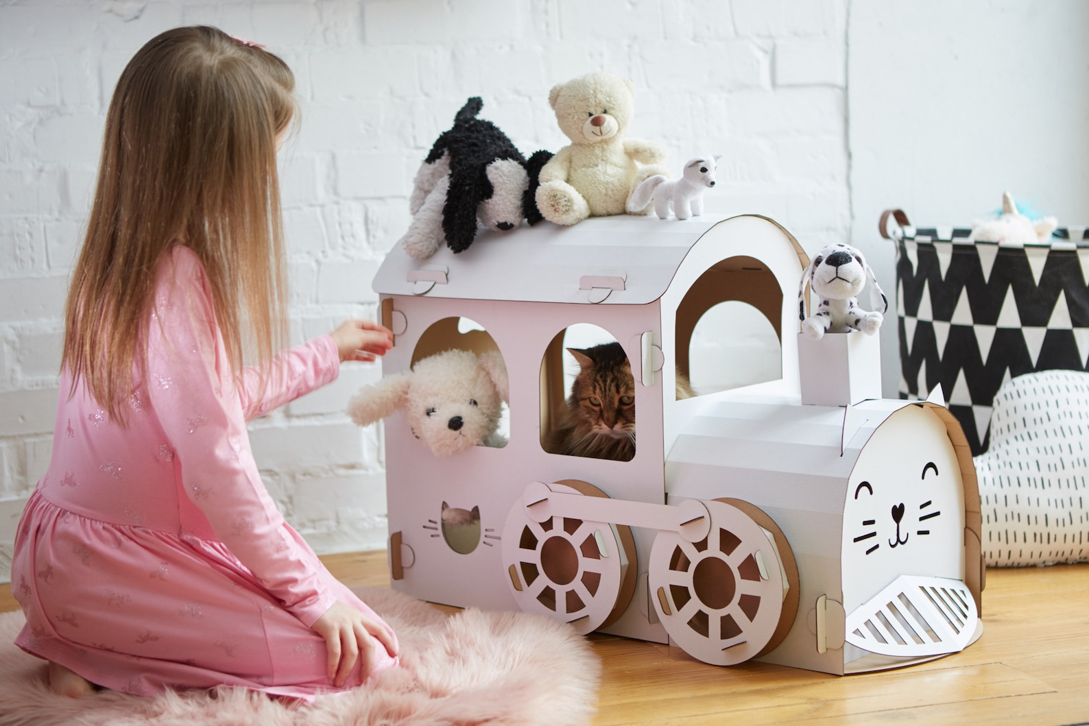 Personalized Cat Furniture. Custom Cardboard Cat House. - Etsy