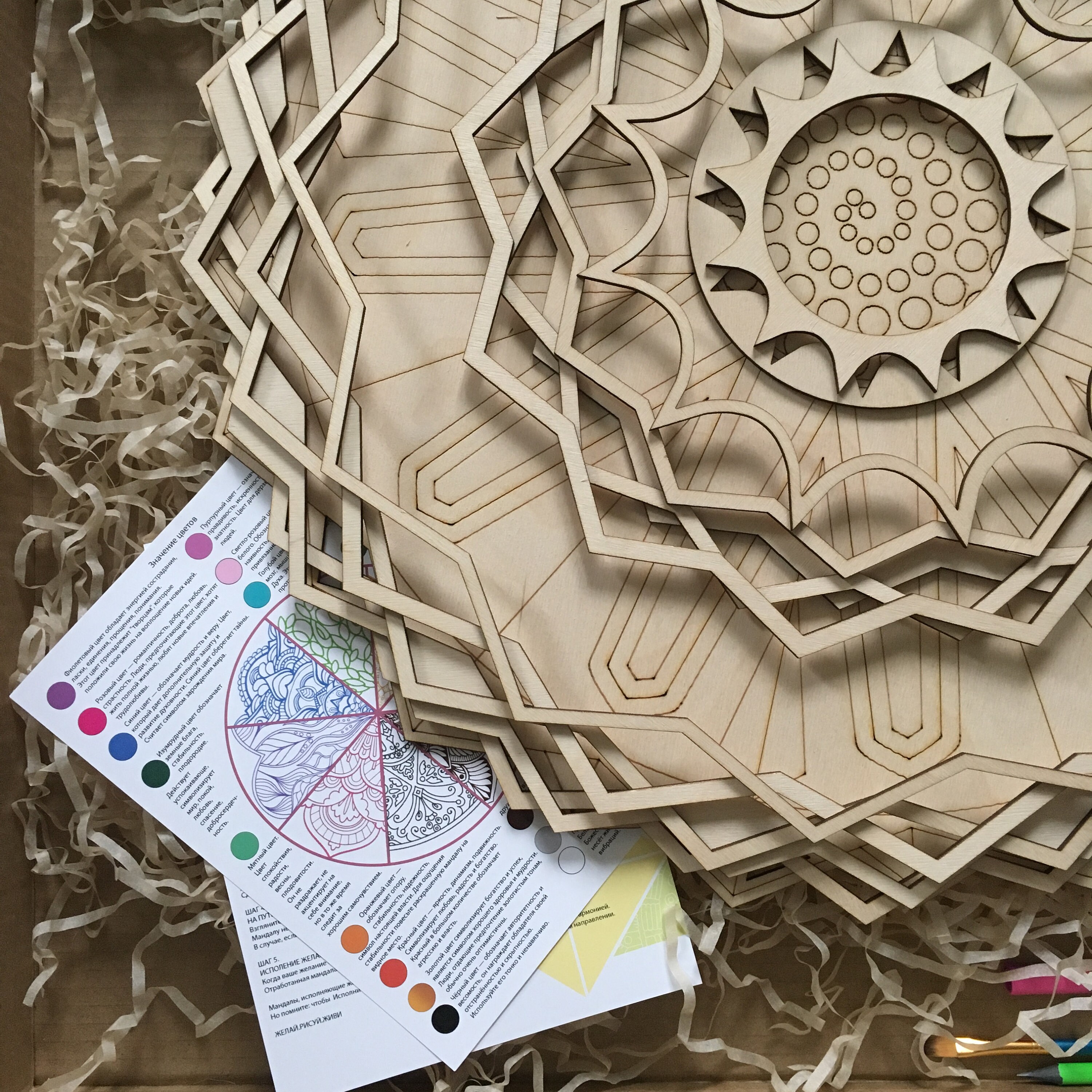 MONEY Mandala Painting Kit Wooden Mandala Paint Kits for | Etsy