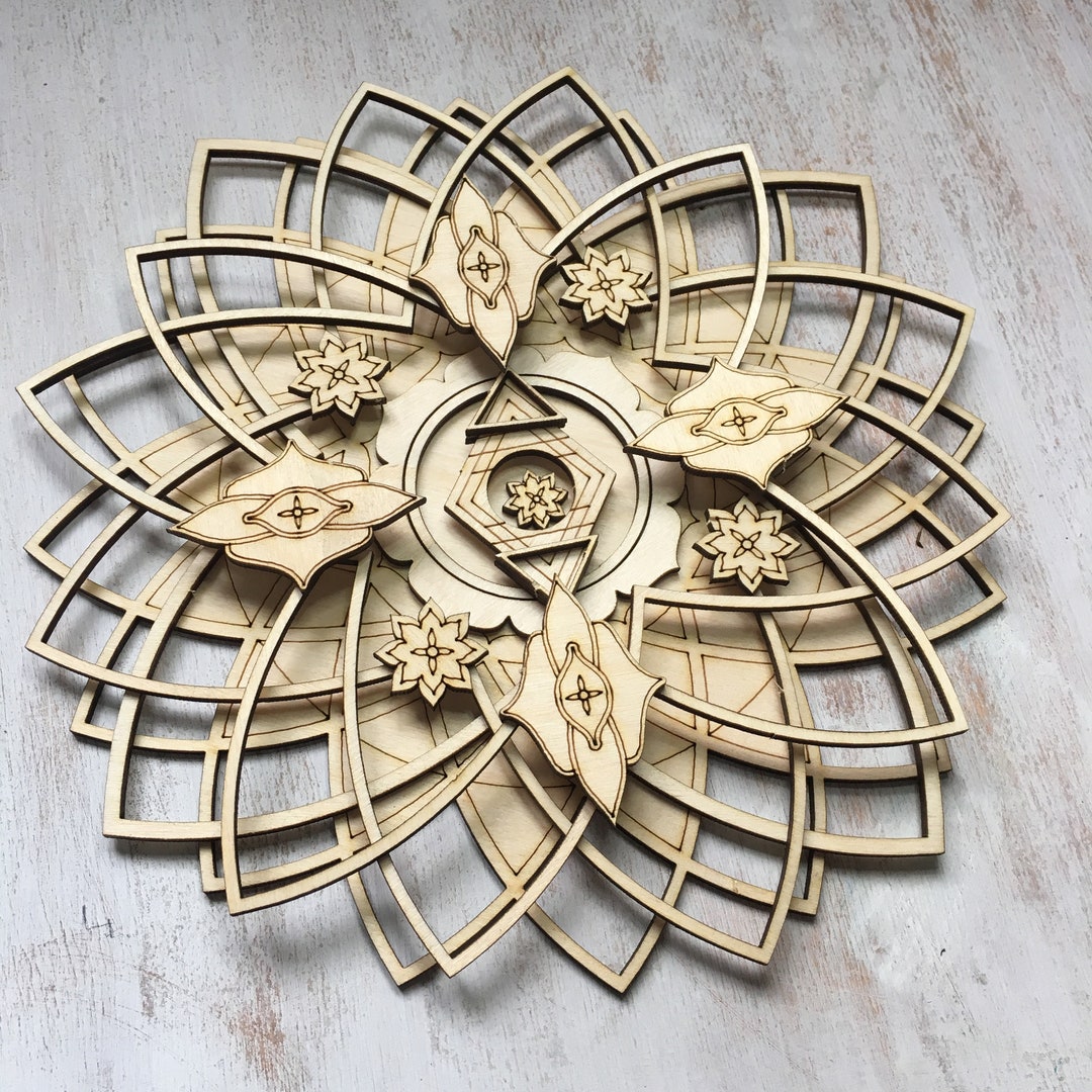 WEALTH Mandala Painting Kit, Wooden Mandala Paint Kits for Adults, Diy ...