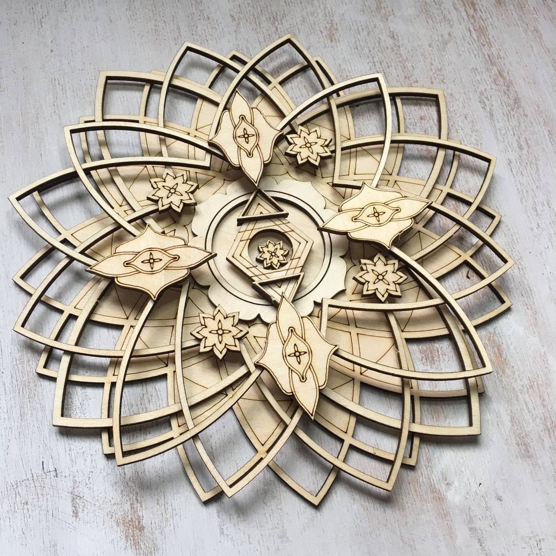 WEALTH Mandala Painting Kit, Wooden Mandala Paint Kits for Adults, Diy ...