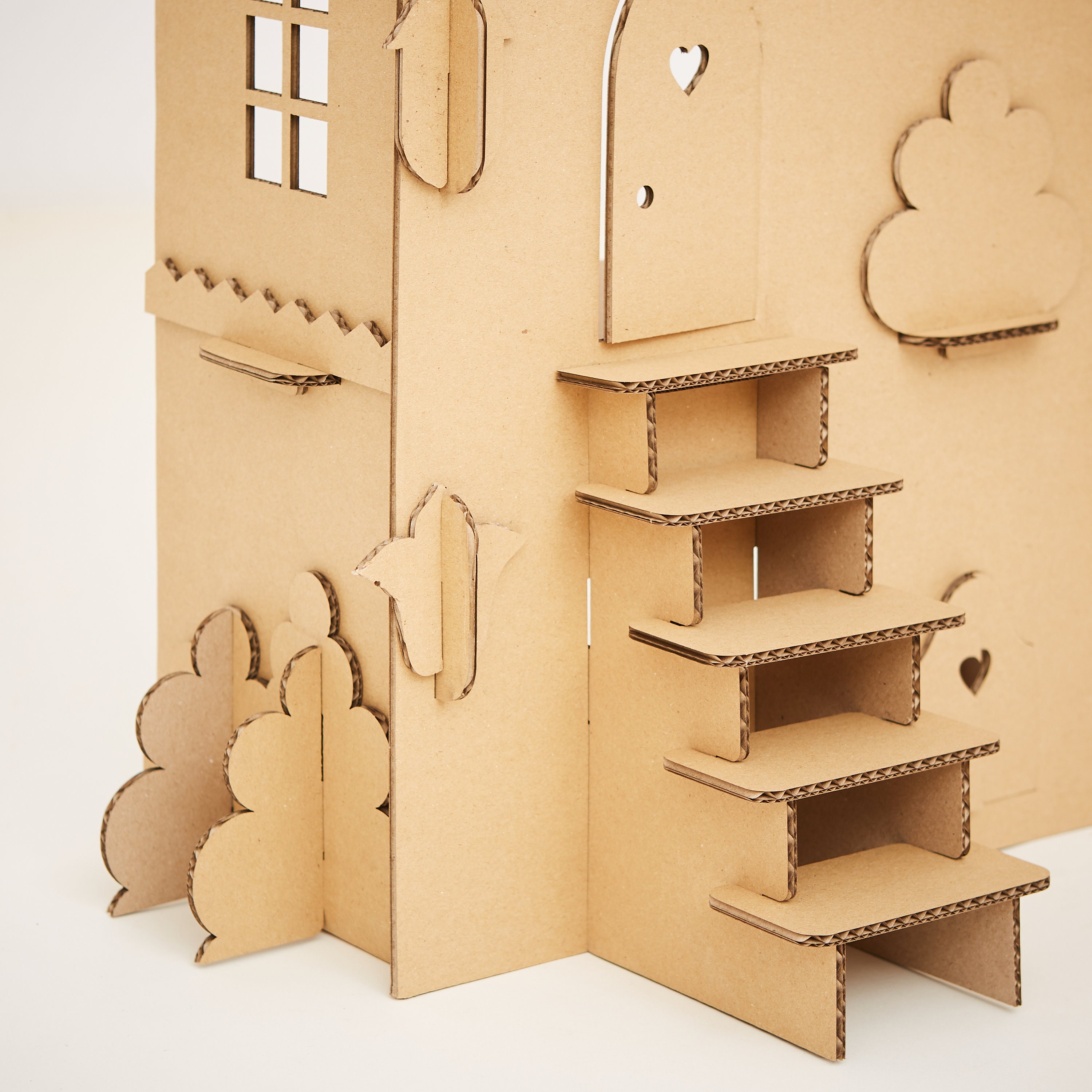 Dollhouse. Cardboard Dollhouse. Wave Design | Etsy