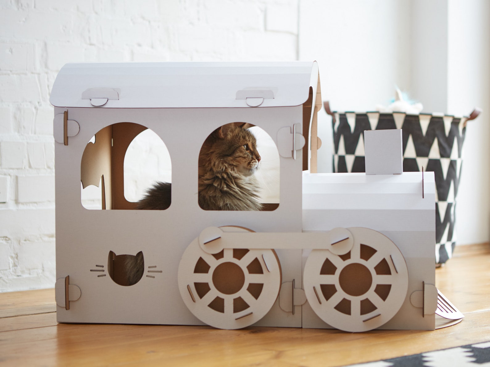 Personalized Cat Furniture. Custom Cardboard Cat House. - Etsy