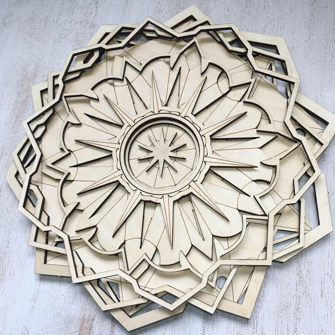 Mandala SUCCESS Painting Kit Wooden Mandala Paint Kits for - Etsy