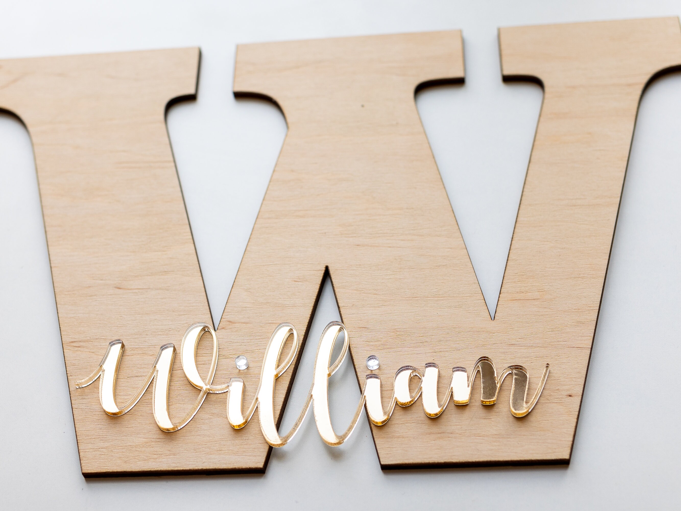 Personalised 10 INCH Large Wall Letter Name Sign Door Name Sign Nursery ...