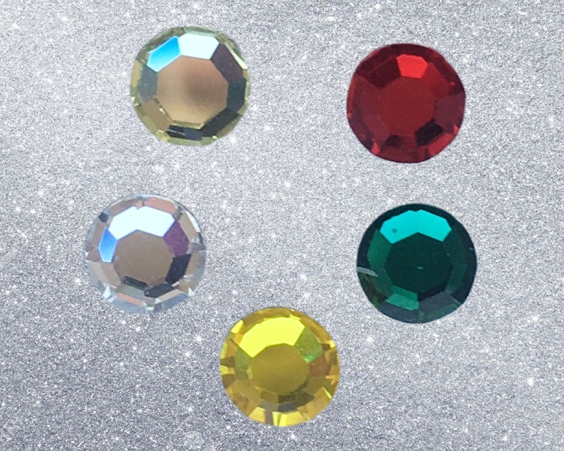 Foil Flat Back Crystal Rhinestones. 50 100 250 500 Pcs. - Etsy