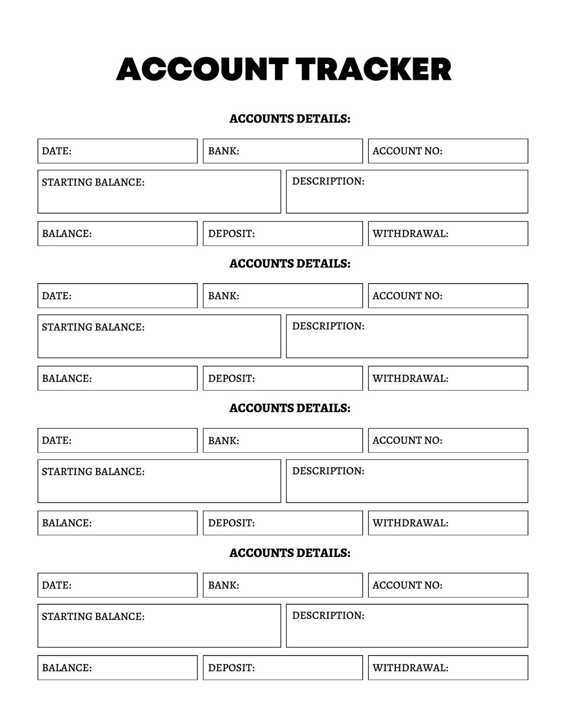Comprehensive Digital Financial Planner Editable Canva Template Budget ...