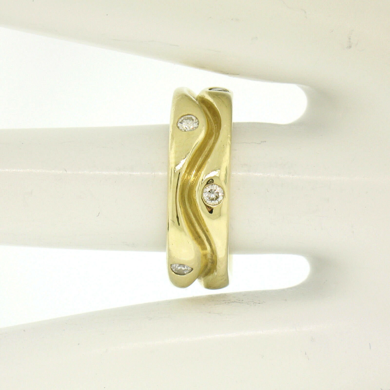 Authentic Designer Sam Lehr Beautiful 18k Yellow Gold 0.33ctw | Etsy