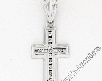 Flat Cross Pendant - Etsy