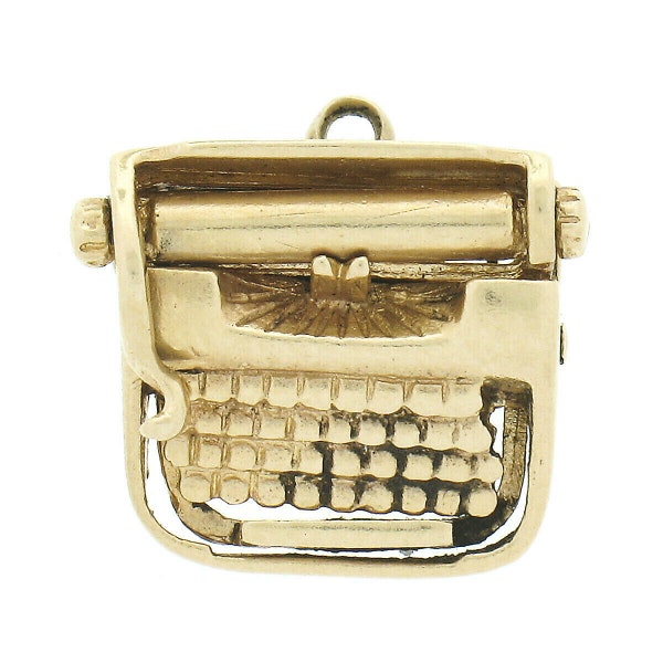 Typewriter Charm - Etsy