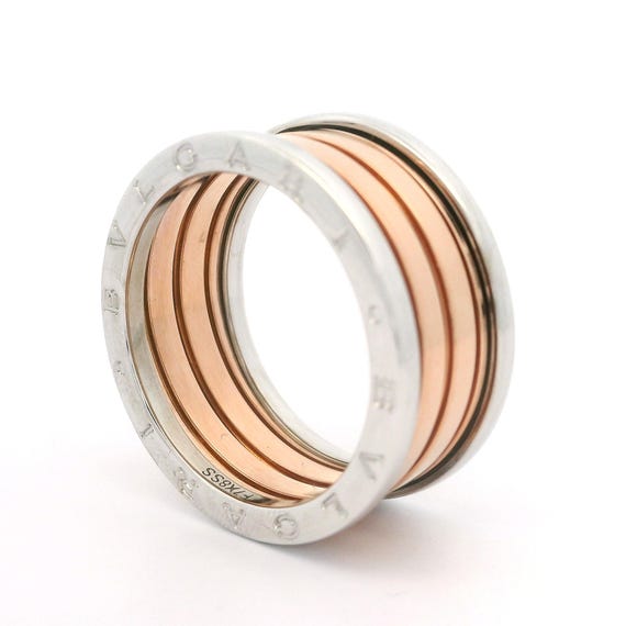 Bulgari two tone ring store