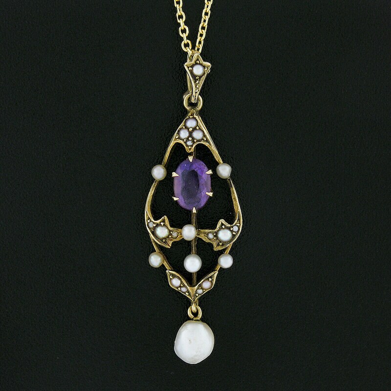 Lavalier Necklace - Etsy
