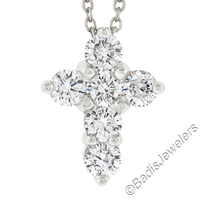 Diamond Cross Chain - Etsy
