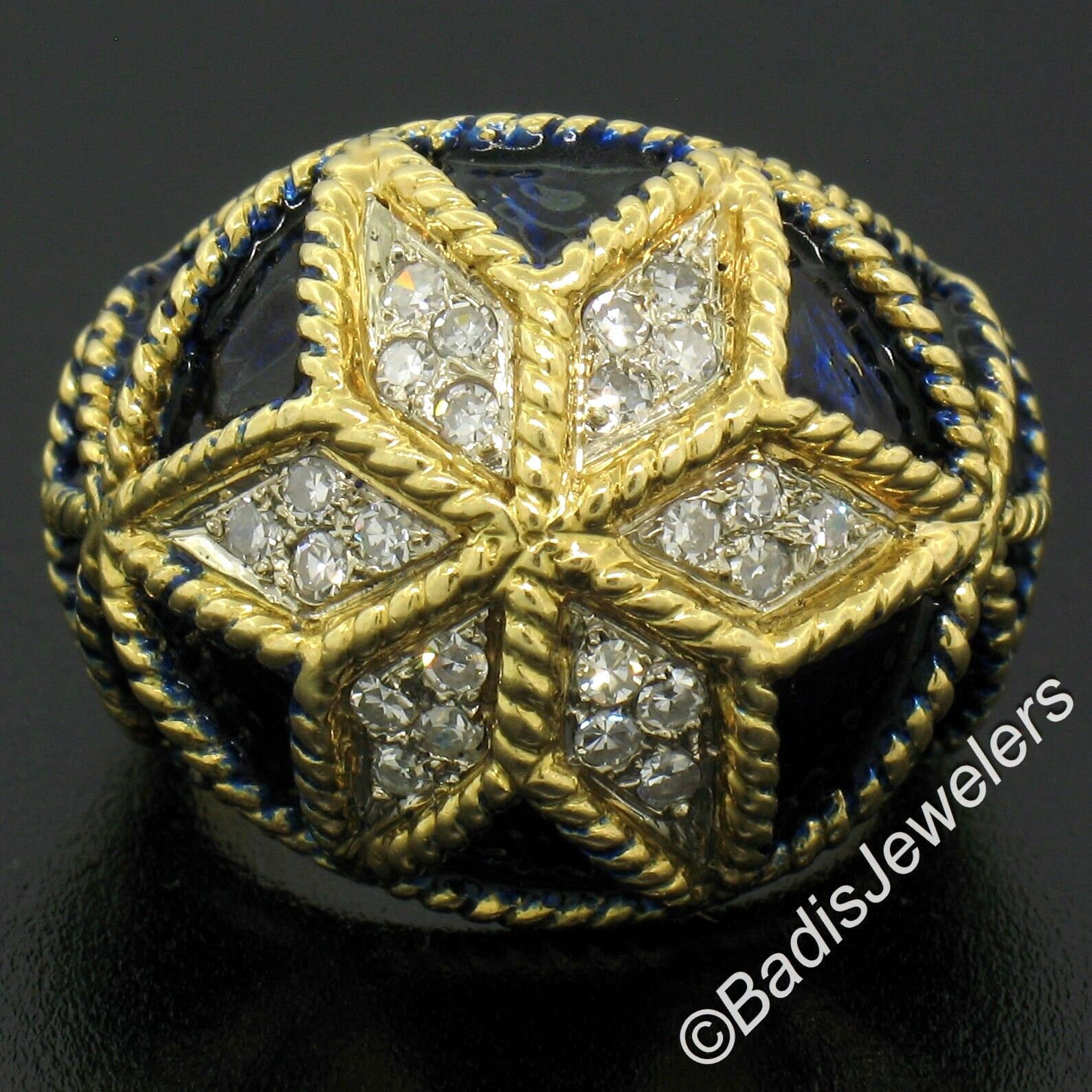 Corletto Italy 18k Yellow Gold .48ctw Single Cut Diamond Star - Etsy