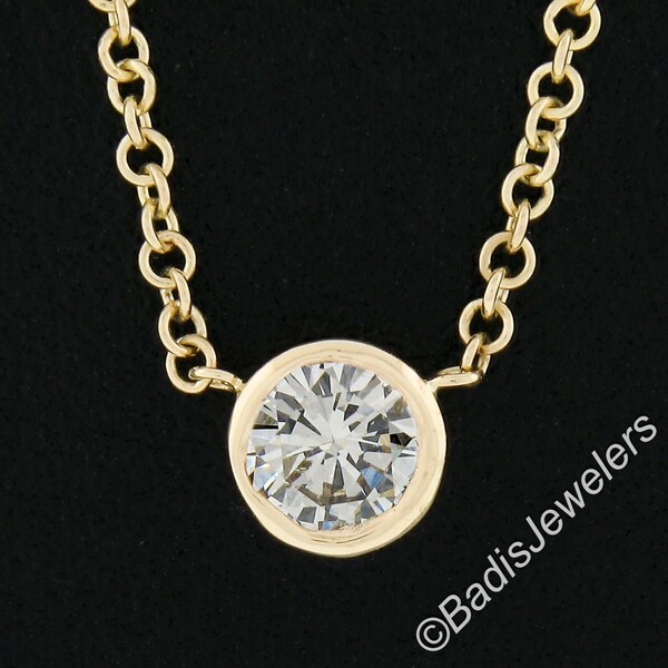 Gold Bezel Pendant - Etsy