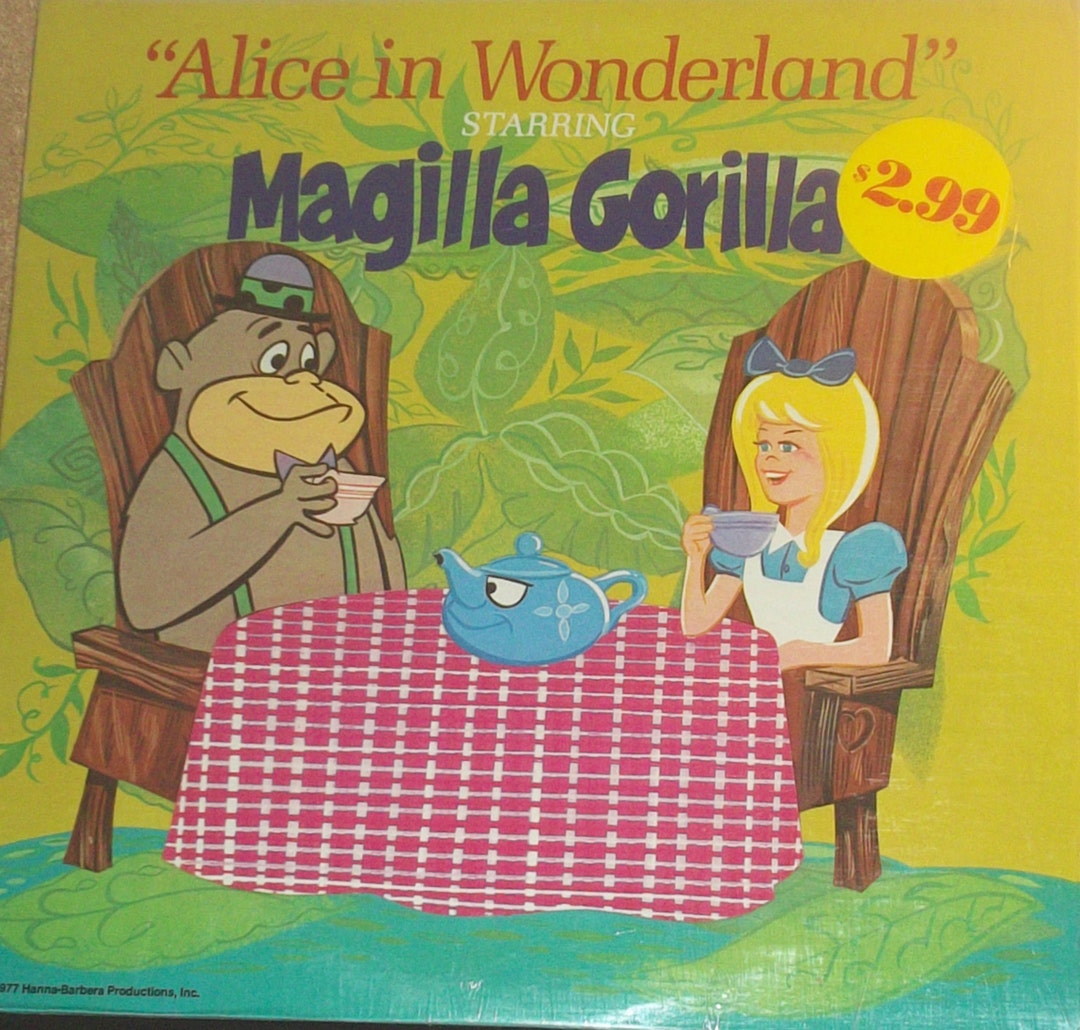 Alice in Wonderland Starring Magilla Gorilla Vinyl Childrens Record ...