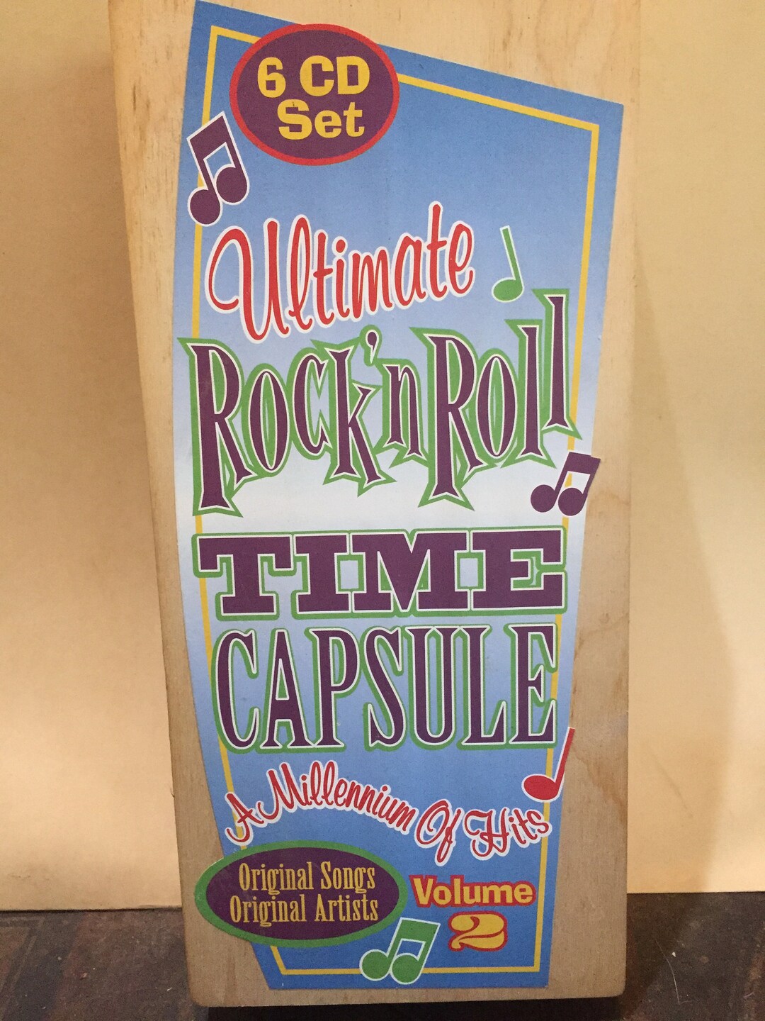 Ultimate Rock N Roll Time Capsule Rock 6 CD Set in Wooden Box - Etsy Canada