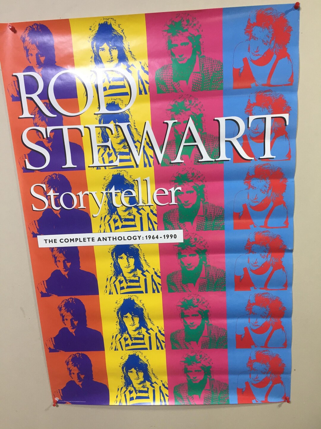 Rod Stewart Storyteller Promo Rock Poster - Etsy