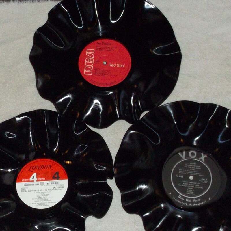 Record Bowls - Etsy