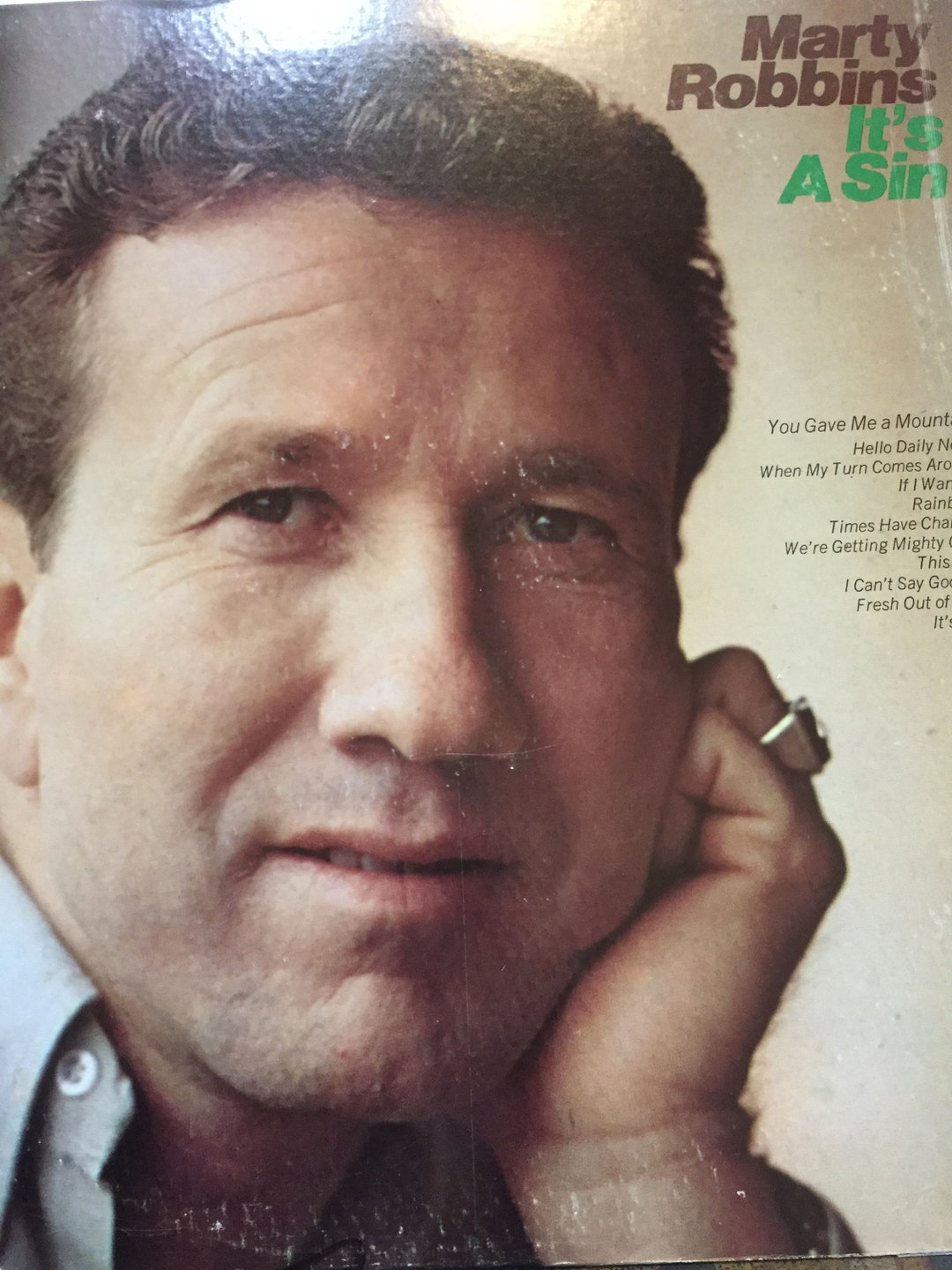 Marty Robbins Vinyl Country Record Album Etsy
