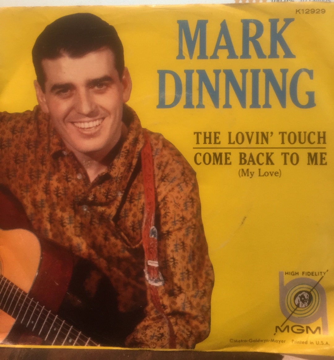Mark Dinning the Lovin Touch Vinyl Pop Promo Picture Sleeve 45 - Etsy