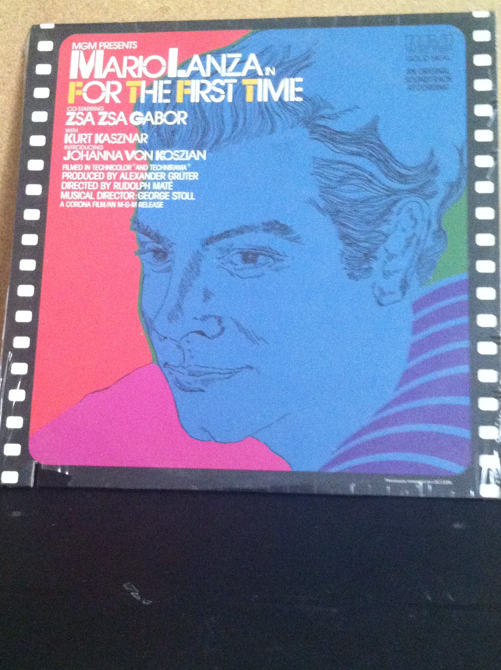 Mario Lanza in for the First Time Zsa Zsa Gabor Sealed Vinyl Soundtrack ...