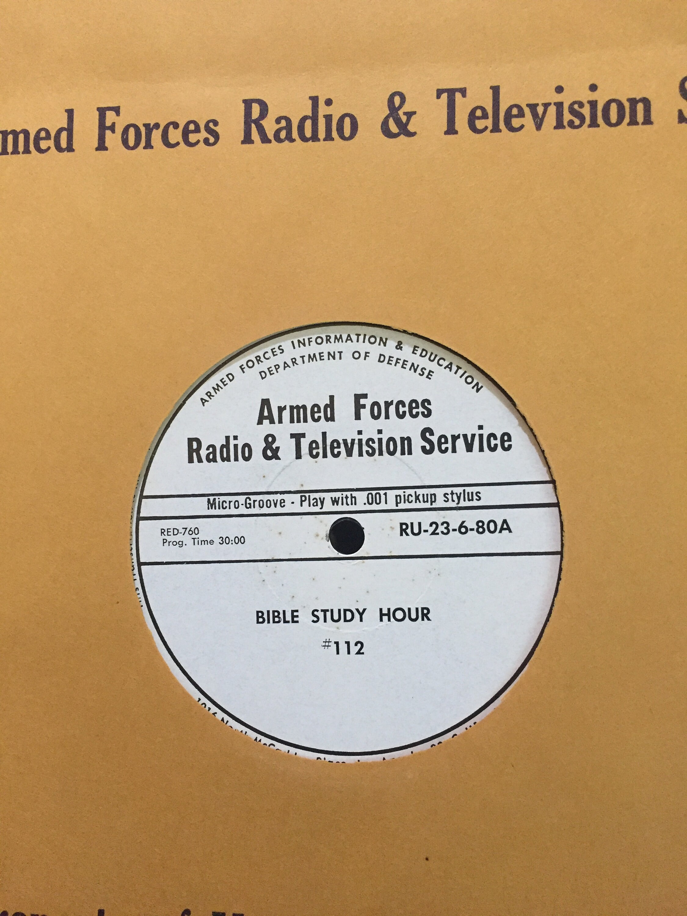 Armed Forces Radio & Television Services Radio Transcription - Etsy